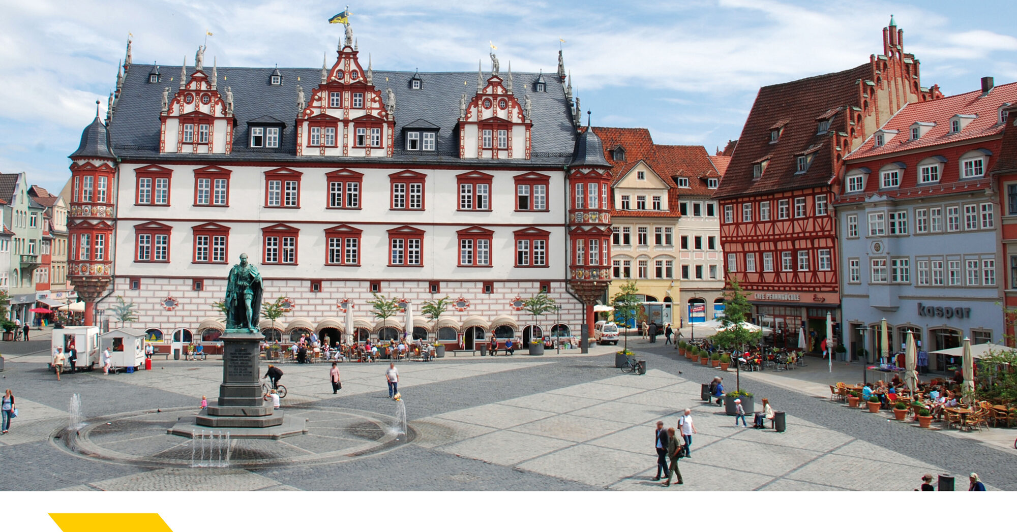 Webcam: Blick auf den Marktplatz und das Stadthaus | Stadt Coburg