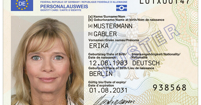 Personalausweis, eID-Karte oder elektronischer Aufenthaltstitel; Beantragung eines Braille ...