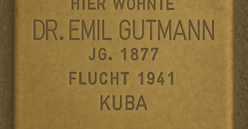 Dr. Emil Gutmann | Stolpersteine in Coburg