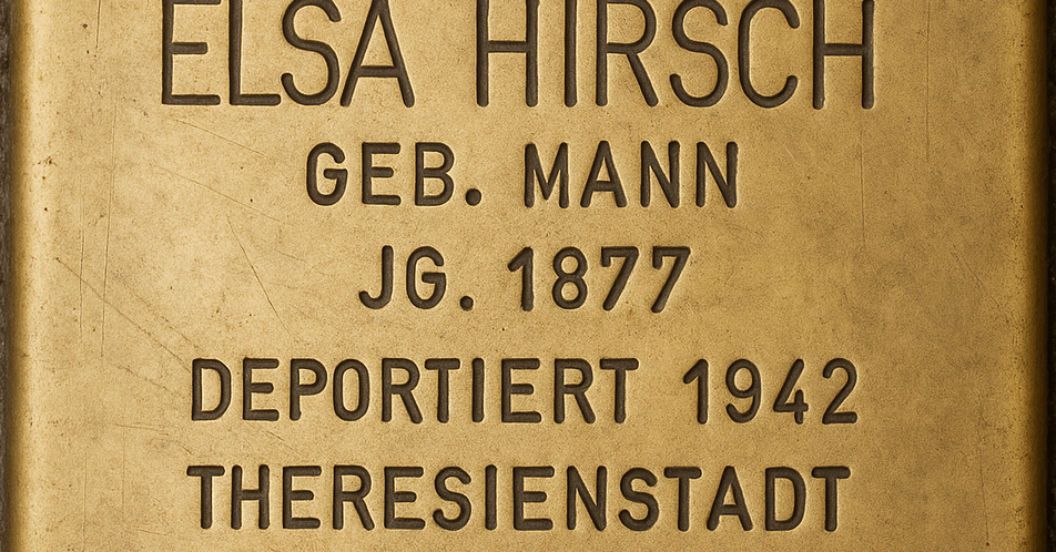 Elisabeth, genannt Elsa, Hirsch, geb. Mann | Stolpersteine in Coburg