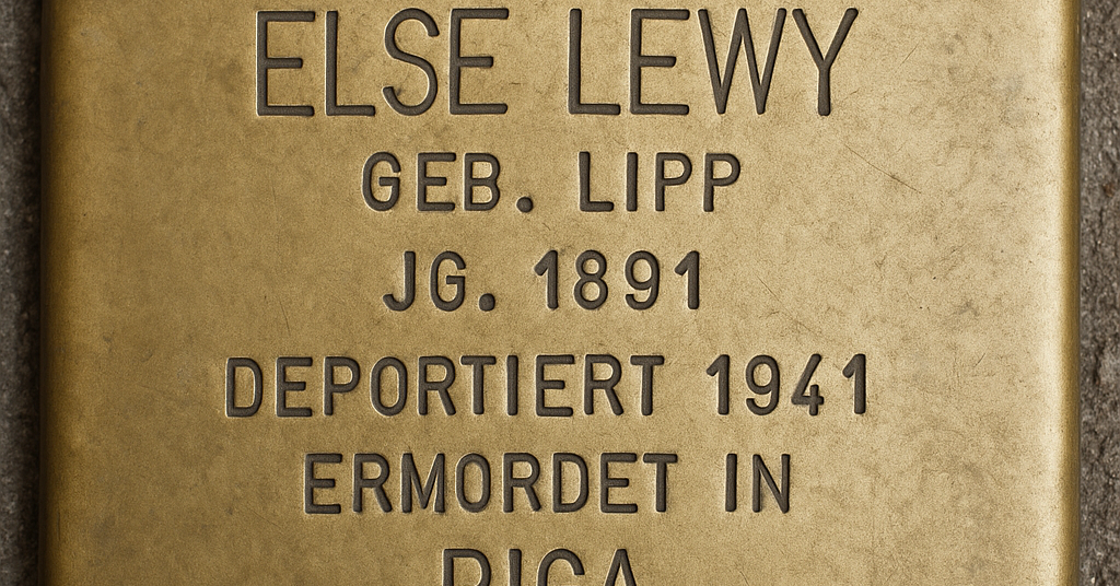 Else (Elsa) Lewy, geb. Lipp | Stolpersteine in Coburg