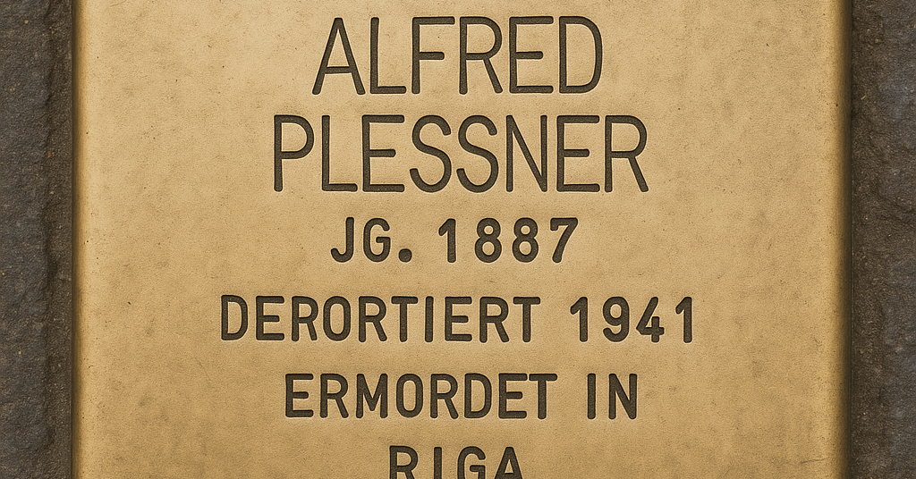 Alfred Plessner | Stolpersteine in Coburg