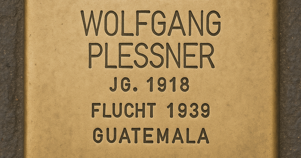Wolfgang (Walter) Plessner | Stolpersteine in Coburg