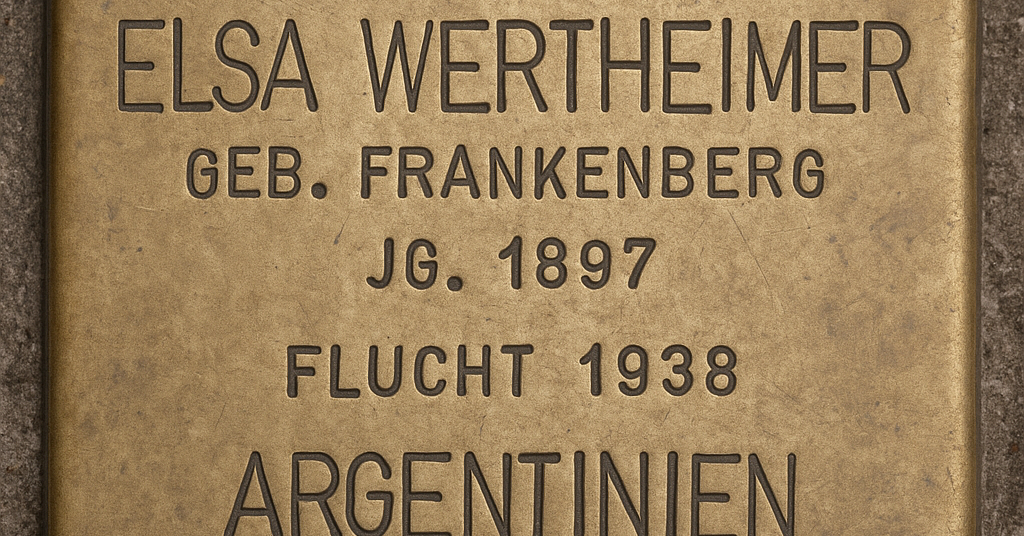 Elsa Wertheimer, geb. Frankenberg | Stolpersteine in Coburg